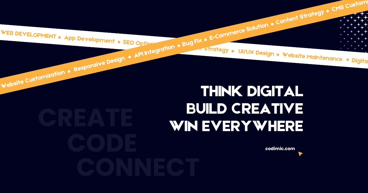 CODIMIC - Your Trusted Digital Partner